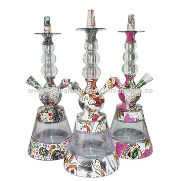 New design high quality medium acrylic hookah,portable shisha with ...