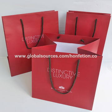 Buy Wholesale China Hotel Paper Bag, Hotel Paper Gift Bag, Hotel Brand ...