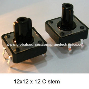 Buy Wholesale India 12x12x12mm Height Tact Switch With Side Ribs ...