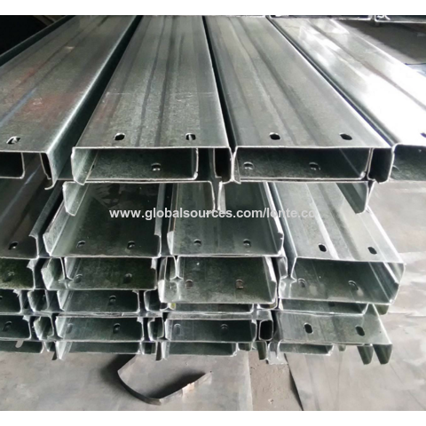 China Galvanized Steel C Shaped Steel C/Z Purlin on Global Sources,c ...