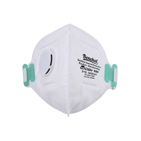 China Disposable Fold NIOSH n95 mask bulk with Valve Model on Global ...