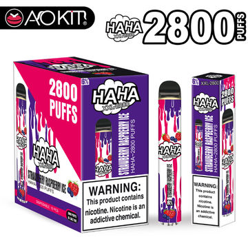China Big Puff Aokit Haha XXL Disposable Vaporizer 2800 Puffs Vape Pen ...