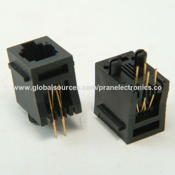 Buy Wholesale India Rj10 4p4c Straight Or Top Entry Pcb Mounting Connector 5524 Series & Jp-t1 ...