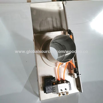 China 180mm Dust Extraction Gate , Pneumatic Blast Gate Stainless Steel ...