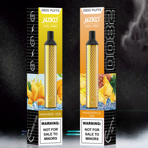 Original Hzko Idol pro 2800 puffs 1500mah battery Disposable Vape ...