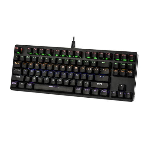 87 Keys TKL Floating Keys Design Gaming Keyboard With Dual-Layer PCB ...