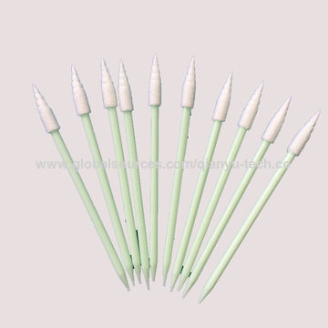 China TX751B Small Head Semiconductor Use Cleanroom Foam Cleaning Swab ...