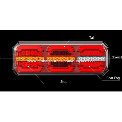 Led Tail/ Reverse/rear Fog/stop/di, 12-30v, Truck Light, Tail Light ...