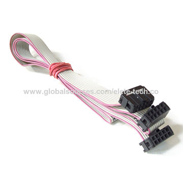 Buy Wholesale China 10-pin Idc Flat Ribbon Cable 3-connector/ribbon ...