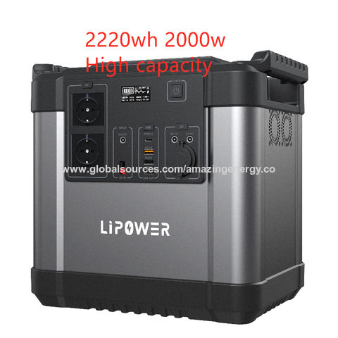Buy Wholesale China Portable Generator 2000w 2220wh Portable Power ...