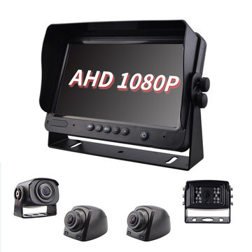 AHD1080P 4 channels night vision truck camera system, truck blind spot ...