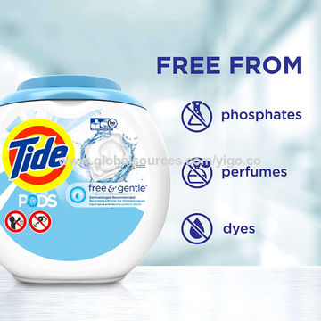 Tide Tide Soft Laundry Beads, 96 tablets, odorless, low allergenic, suitable for sensitive skin ...