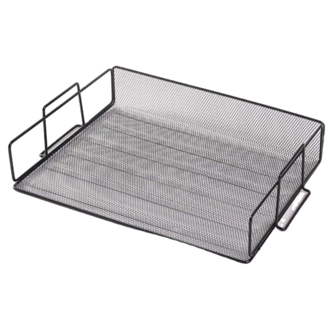 Buy Wholesale China Office Desk Organizer Desktop Mesh Document Tray ...