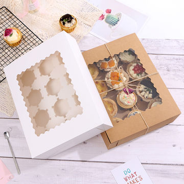 Buy Wholesale China Custom Cheap Food-grade Kraft Paper Bakery Box ...