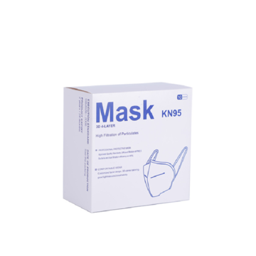 Custom kn95 face mask packaging box Disposable civilian masks box for 1 ...