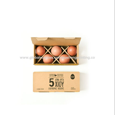 China High quality custom printed egg box recycle paper corrugated box shipping mail carton food ...