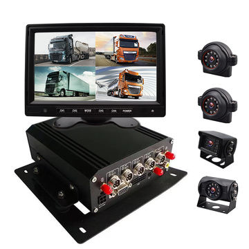 Vehicle truck bus 4/6/8 channels camera monitoring car black boxes MDVR ...