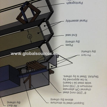Interior Vertical Folding Soundproof Partitions Door, Vertical Movable ...