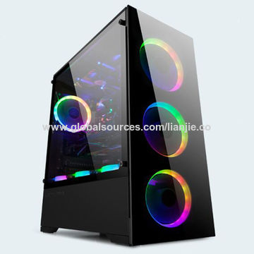 Buy Wholesale China Eatx Gaming Computer Case With Rgb Fans & Tempered ...