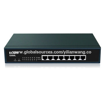 Buy Wholesale China 8 10/100m Rj45 Web Smart Managed Ethernet Switch ...