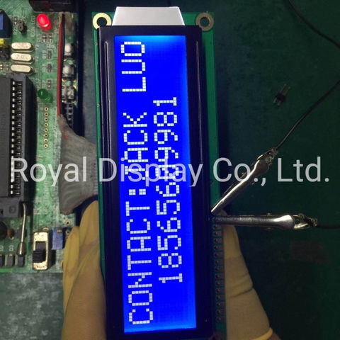 Stn 16X2 Character LCD Module with SGS / RoHS Certificate, LCD Display Character Module LCD ...