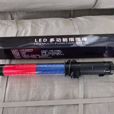 New Design High Quality Police Red/blue Led Traffic Warning Baton ...