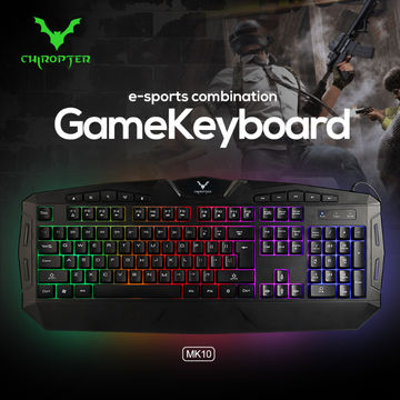 China USB Multimedia Gaming keyboard PC gaming keyboards 6 keys are ...