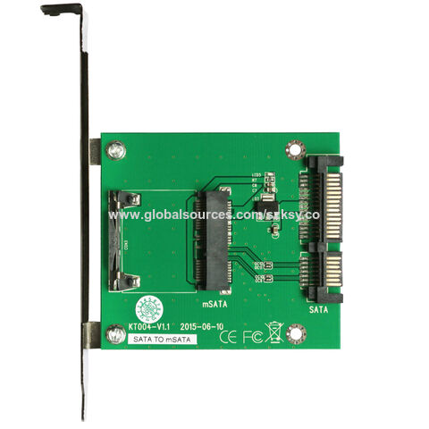 China MAIWO KT004A SATA TO half mSATA Card with full profile bracket ...