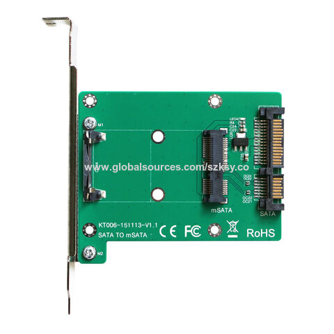 China MAIWO KT006A SATA TO mSATA Card with full profile bracket design ...