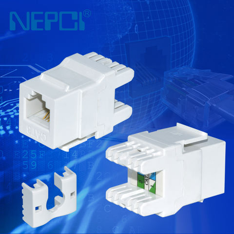 China RJ11 RJ12 telephone keystone jack socket XJY-NE-77A cat3 ...