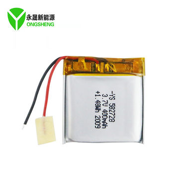 Buy Wholesale China 582728 400mah Polymer Lithium Battery Multi ...