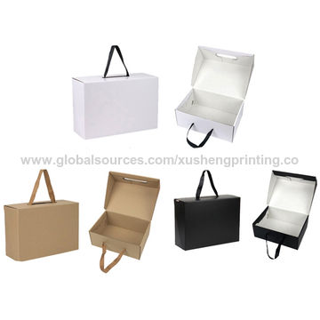 High quality customized print logo shoes boxes hard paper child black ...