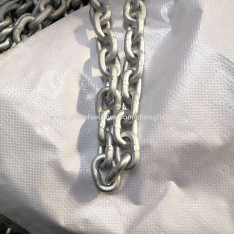 MACM1990 Standard Galvanized Welded Link Chain 1/4" to 3/4" U.S. Type ...