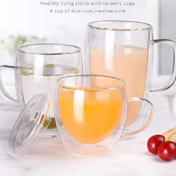 Buy Wholesale China Amber Crastal thick bottom glass cups wine tea ...