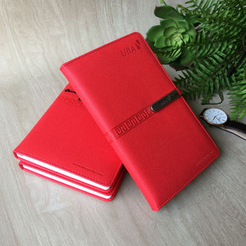 Buy Wholesale China Customized A5 Medium Size Pu Leather Notebook With ...