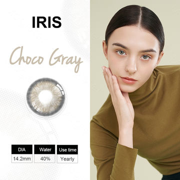 Buy Wholesale China Wholesale Custom Hot Choco Gray Coloured Natural Iris Contact Lenses & Iris ...