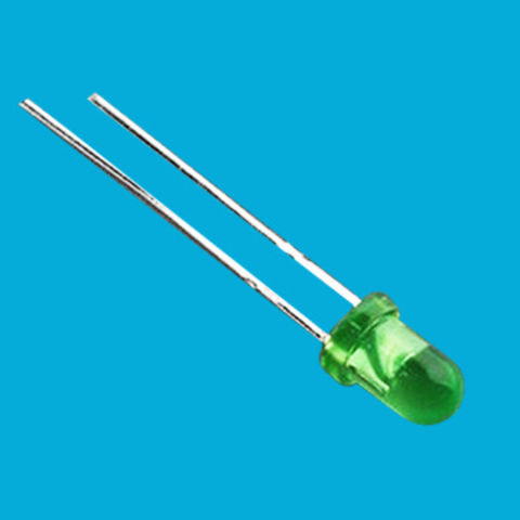 Buy Wholesale China 5mm LED super green light LED diode, F5mm dip LED ...