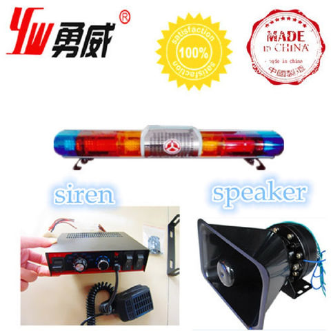Buy Wholesale China Police Vehicle Flashing Strobe Led Warning Lightbar With Siren & Led Warning ...
