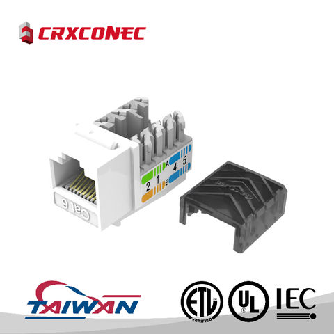Buy Wholesale Taiwan Etl Verified Component Level 90 Degree Category 6 Unshielded Keystone Jack ...