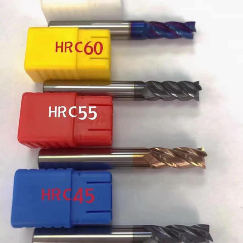 Buy Wholesale China Hrc 45/55/65 Solid Tungsten Carbide Cnc End Milli ...