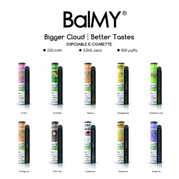 China Wholesale Balmy LUX 800 puffs disposable vape device pod on ...