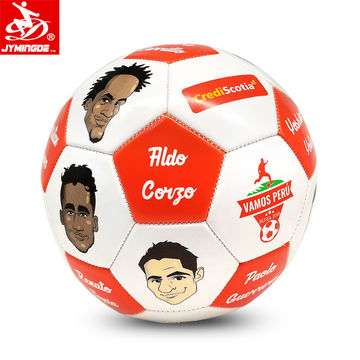 China Size 5 PVC PU leather cheap soccer ball for promotion on Global ...