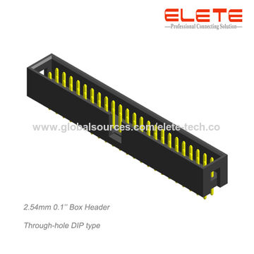 Buy Wholesale China 2.0mm 0.079'' Pitch, Through-hole Male Pin Box ...