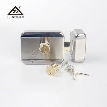 Double Cylinders,LED Indictor Electro Mechanical Motorized Gate Lock ...