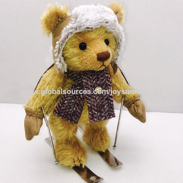 Buy Wholesale China Custom Soft Bear Skiing Doll Wholesale Winter ...
