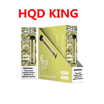 China HQD King vape 2000 Puffs Electronic Cigarette 1200mAh Battery ...