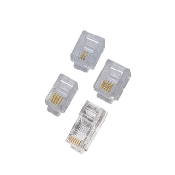 China RJ11 telephone PLUG modular male connector on Global Sources,RJ11 ...