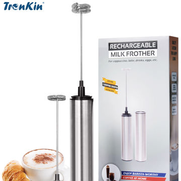China Electronic milk frother operated professional foamer custom hand ...
