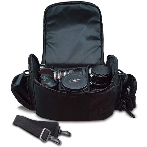 Crossbody Medium Soft Padded Camera Case Organizer Equipment Shoulder ...