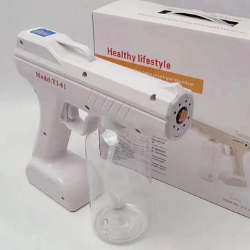 Wireless Cordless Nano Blue Light Steam Gun Battery Disinfection Nano ...